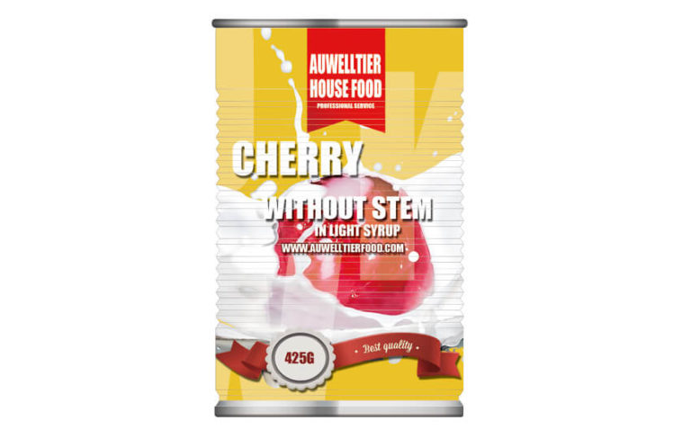 CANNED CHERRY IN LIGHT SYRUP - Auwelltier House Food Co., Limited